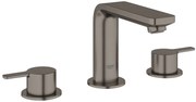 Grohe Lineare - Umyvadlová baterie s výpustí, 3-otvorová instalace, kartáčovaný Hard Graphite 20304AL1