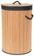 Bambusový koš na prádlo v přírodní barvě 70 l Bamboo – Compactor