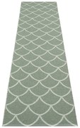 Zelený vnitřní a venkovní běhoun 70x300 cm Kotte Army Sage – Pappelina