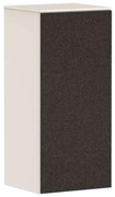 Hansgrohe Xevolos E - Boční skříňka, 41x89x36 cm, 1 dvířka, panty vpravo, matná béžová/textilní tmavá šedá 54216660