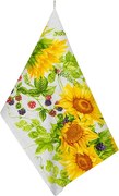 Bellatex Kuchyňská utěrka 1 ks Žlutá,Zelená,Šedá 50x70 cm