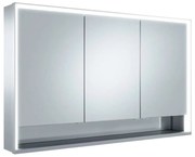 Keuco Royal Lumos - Zrcadlová skříňka s LED osvětlením, 120x74x17 cm, hliník 14305171301