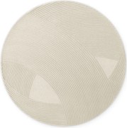 Ted Baker, Kusový koberec Ted Baker Kensington 106399 Cream kruh, 160x160, bílá, kancelář