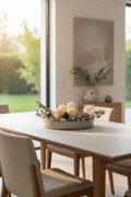 Dekorační miska ORYVEN, sklolaminát, průměr 34 cm, beton design