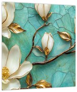 Obraz - 3D magnólie (30x30 cm)