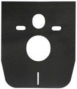 Izolační podložka pro závěsné WC a bidety MEXEN - černá, 39095-70