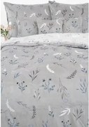 MK Lůžkoviny Mikroplyšové povlečení Exclusive - Chloe šedá 140 × 200 cm, 70 x 90 cm