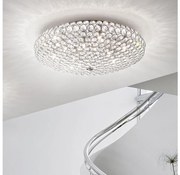 Ideal Lux - LED Křišťálové stropní svítidlo KING 9xG9/3W/230V pr. 53,5 cm chrom
