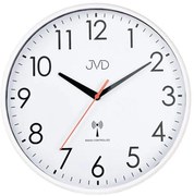 JVD Nástěnné přehledné rádiem řízené hodiny s plynulým chodem JVD RH502.3