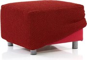Super strečové potahy NIAGARA cihlová taburet (40 - 60 cm)