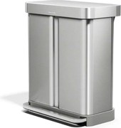 Simplehuman - Odpadkový koš 58 l, matná nerez CW2116