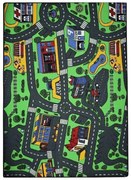 Vopi, Dětský kusový koberec City life, 160x240, vícebarevná, dětský pokoj