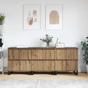 Servírovací skříň 3 ks Artisanový dub 60 x 35 x 70 cm 3394576