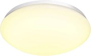 LA 1002020 LIPSY 30 Dome, LED, venkovní nástěnné a stropní nástavbové svítidlo, bílá, IP44, 3000/4000K - BIG WHITE (SLV)