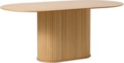 Jídelní stůl s deskou v dubovém dekoru 95x180 cm Nola – Unique Furniture