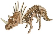 Woodcraft Dřevěné 3D puzzle Triceratops
