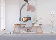 Vliesová fototapeta na zed' Malované Květy | 150 x 270 cm | DFT2P2553