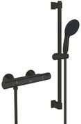 Grohe QuickFix Precision Start - Sprchový set s termostatem, matná černá 345972431