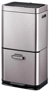 Odpadkový koš Eko Himalaya 35+25l inox šedá 933960