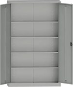 KOVONA Spisová skříň kovová 1200 mm C3703H2 [světle šedá]
