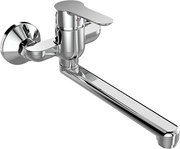 Mereo Mereo, Dřezová nástěnná baterie, Zuna, s ramínkem plochým rovným 210 mm, chrom, CB302AZ