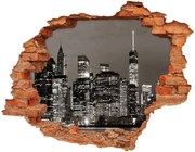 Wallmuralia Fototapeta díra na zeď 3D Manhattan New York 90x70 cm