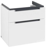 Villeroy & Boch Subway 2.0 - Umyvadlová skříňka 64x45x59 cm, 2 zásuvky, matná bílá A91000MS