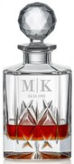 Dekorant Karafa na whisky s monogramem York 800 ML
