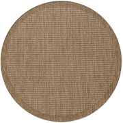 Ayyildiz, Kusový koberec Giza 1410 Brown kruh, 120x120 (průměr) kruh, hnědá, chodba / předsíň
