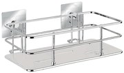 WENKO 23854800-Polička TURBO-LOC QUADRO ED. 24x14,5 cm nerez/lesk. chrom 23854800