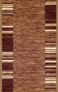 Associated Weavers, Protiskluzový běhoun na míru Adagio 17 hnědý, šíře 90 cm, hnědá, chodba / předsíň