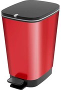 Koš na odpad 25 L KIS Chic Bin M Metal Red