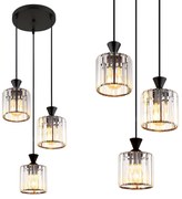 Toolight Závěsné osvětlení Modern D82 EBT025-3CP černé