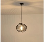 Eurolamp Lustr na lanku OGGI 1xE27/40W/230V černá 144-46013