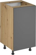 Kuchyňská skříňka LANGEN D45-P/L Dub artisan/šedá