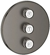Grohe Grohtherm SmartControl - Třícestný ovladač pod omítku, kartáčovaný Hard Graphite 29122AL0
