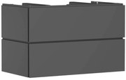Hansgrohe Xilesa E - Umyvadlová skříňka, 62x98x55 cm, 2 zásuvky, matná šedá 54301760