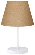 Stolní lampa AYD 1xE27/40W/230V hnědá/bílá