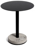 Lyon Beton jídelní stoly Donut Round Bistro Table In Black