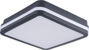 Kanlux Stropní LED svítidlo BENO 24-30W CCT-L-SEG se senzorem grafit 26 x 26 cm