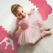 Vylen Designová puzzle podlaha Princess  Šedá