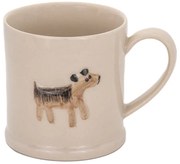 Béžový keramický hrnek 225 ml Dog – Sass & Belle