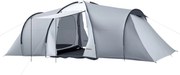Outsunny Rodinný Stan pro 4-6 Osob Lehce Přenosný kempingový stan s 2 Okny a Vodotěsnou UV-odolnou Taškou na Přenášení pro Turistiku 590x245x193 cm Tm