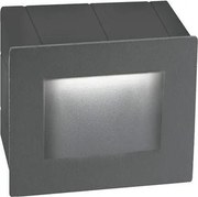 NV 727002 Venkovní zapuštěné svítidlo do zdi KRYPTON tmavě šedý hliník LED 3W 3000K 220-240V 15st. IP54 - NOVA LUCE