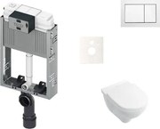 Cenově zvýhodněný závěsný WC set TECE k zazdění + WC Villeroy &amp; Boch O.novo KMPLONOVO