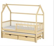Legno Dětská rozkládací postel Pipa borovice Rozměr (cm): 80x160