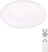 LED stropní světlo s dálkovým ovládáním Star - průměr 37 cm, bílá
