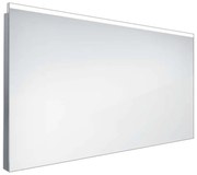 Nimco Zrcadla - Zrcadlo s LED osvětlením, 100x60 cm, hliník ZP 8004