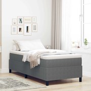 Rám platformy Světle šedá 80 x 200 cm Žebrovaná látka 3337377