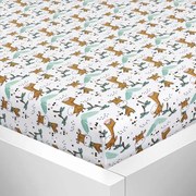 Bellatex dětské prostěradlo jersey s elastanem Žirafa